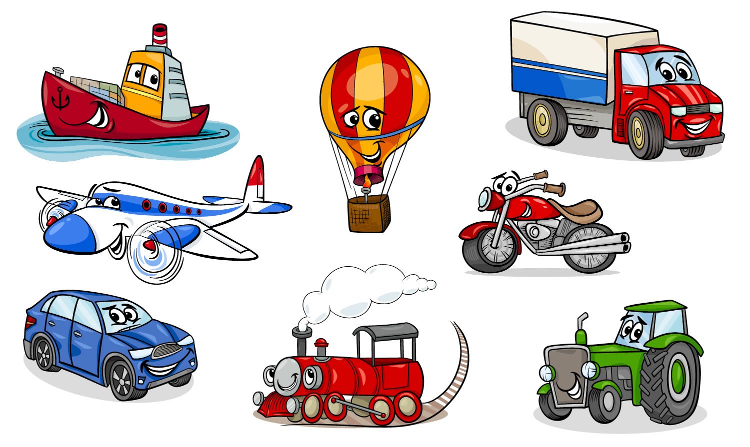 Qué medios de transporte comienzan con la letra I